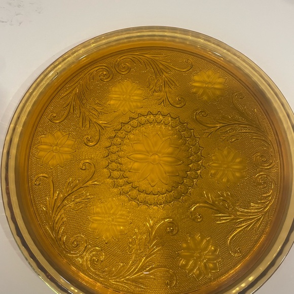 Vintage | Dining | Vintage Amber Tiara Glass Decanter Set | Poshmark